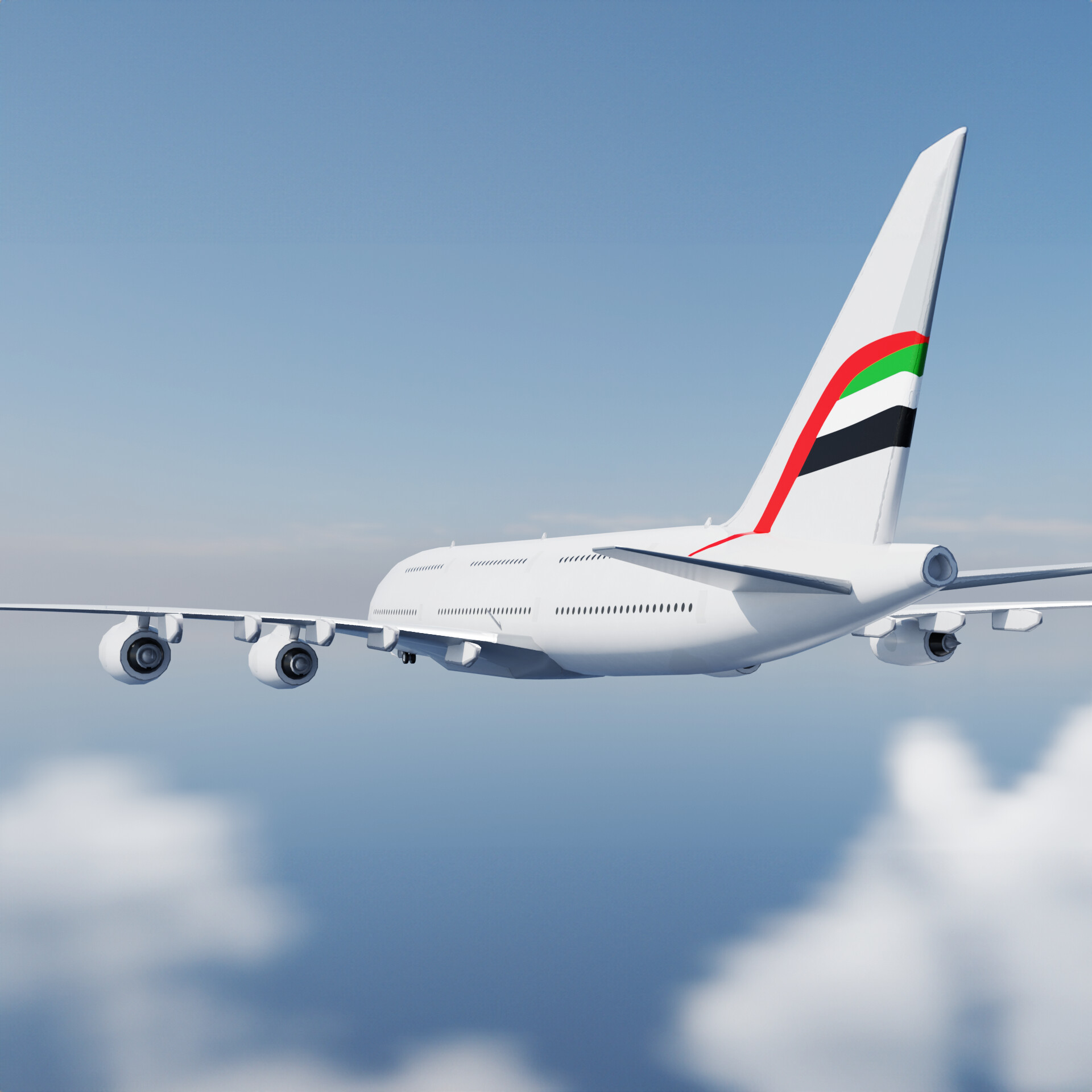 ArtStation - Airbus A360 Airplane Model