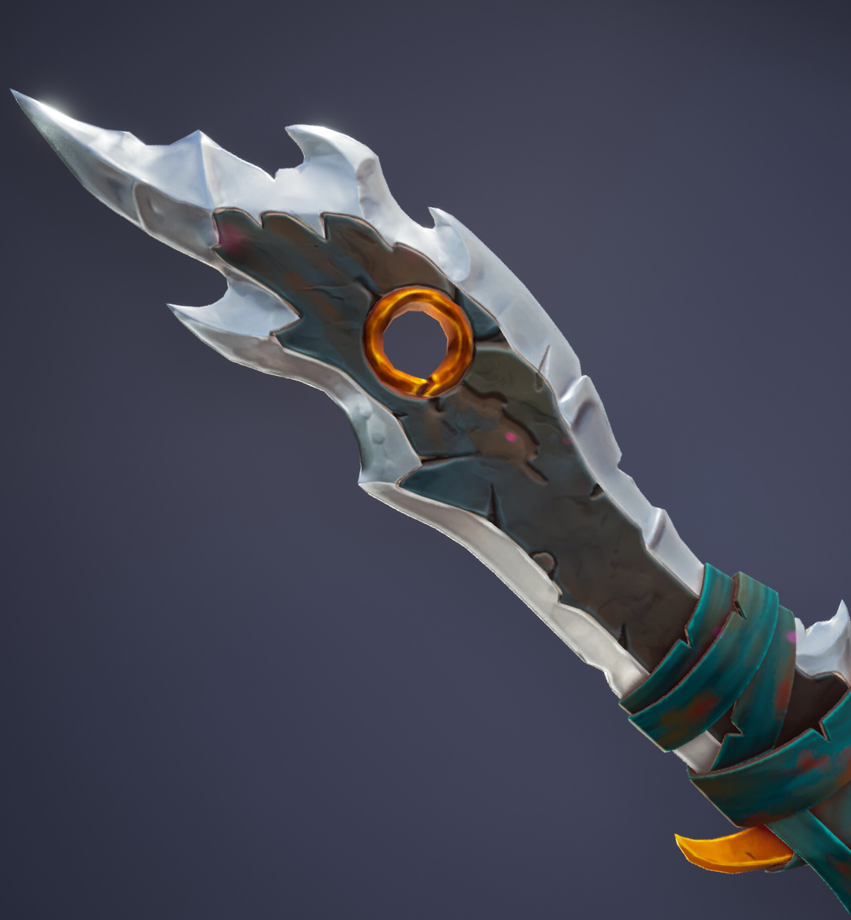ArtStation - Sword with a gold ring