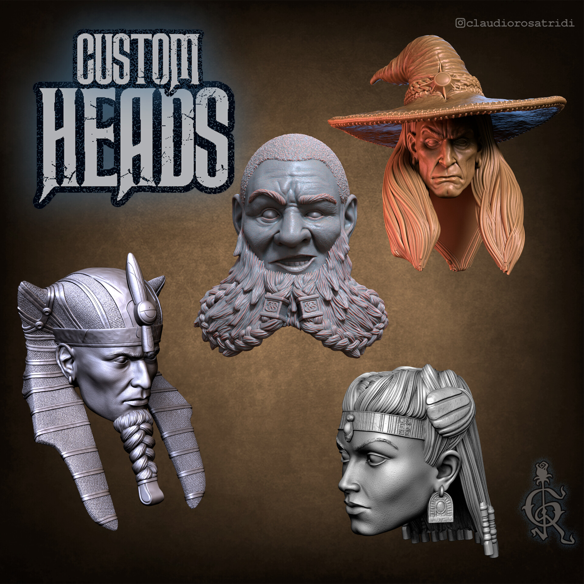 ArtStation - CUSTOM HEADS I
