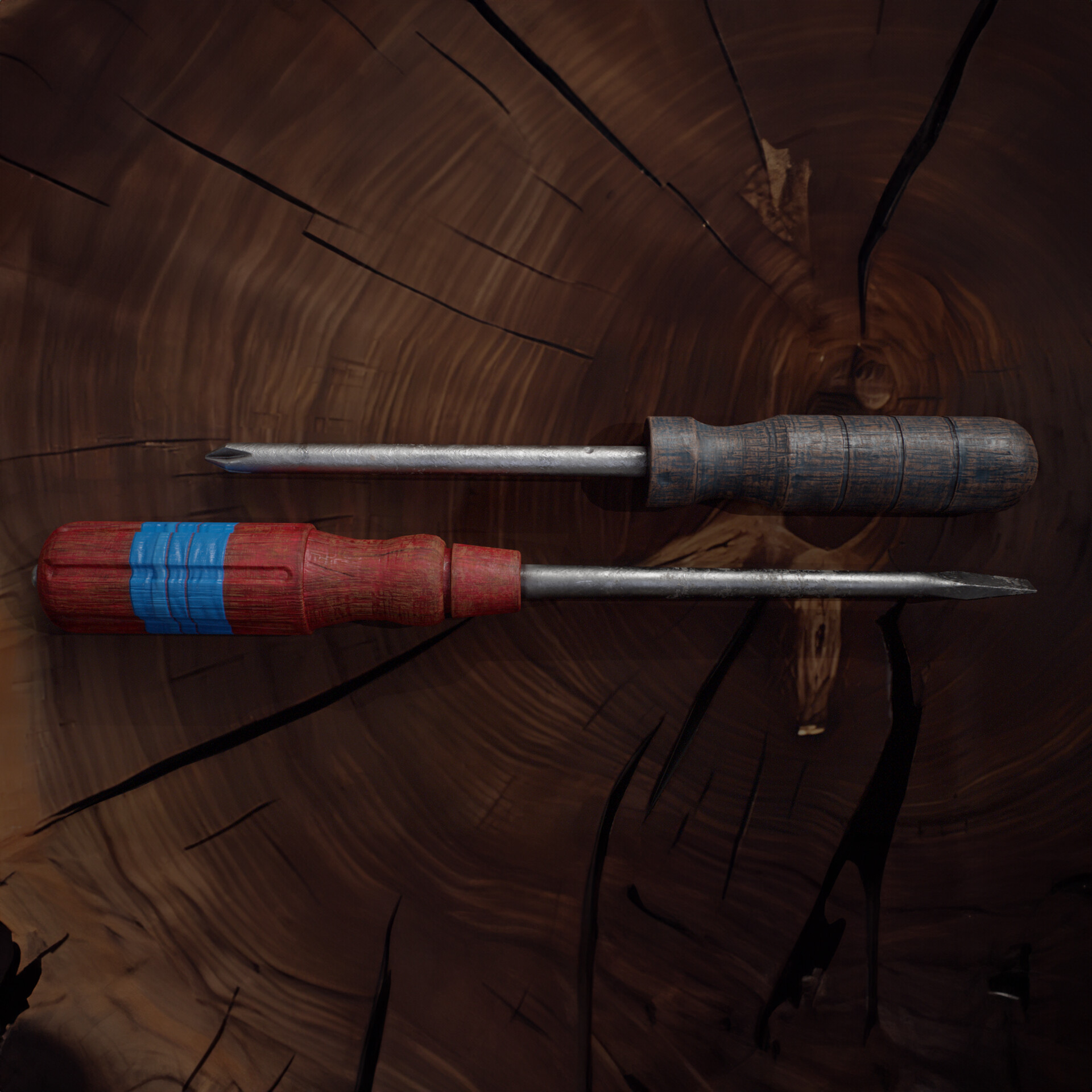 ArtStation - Vintage Screwdrivers