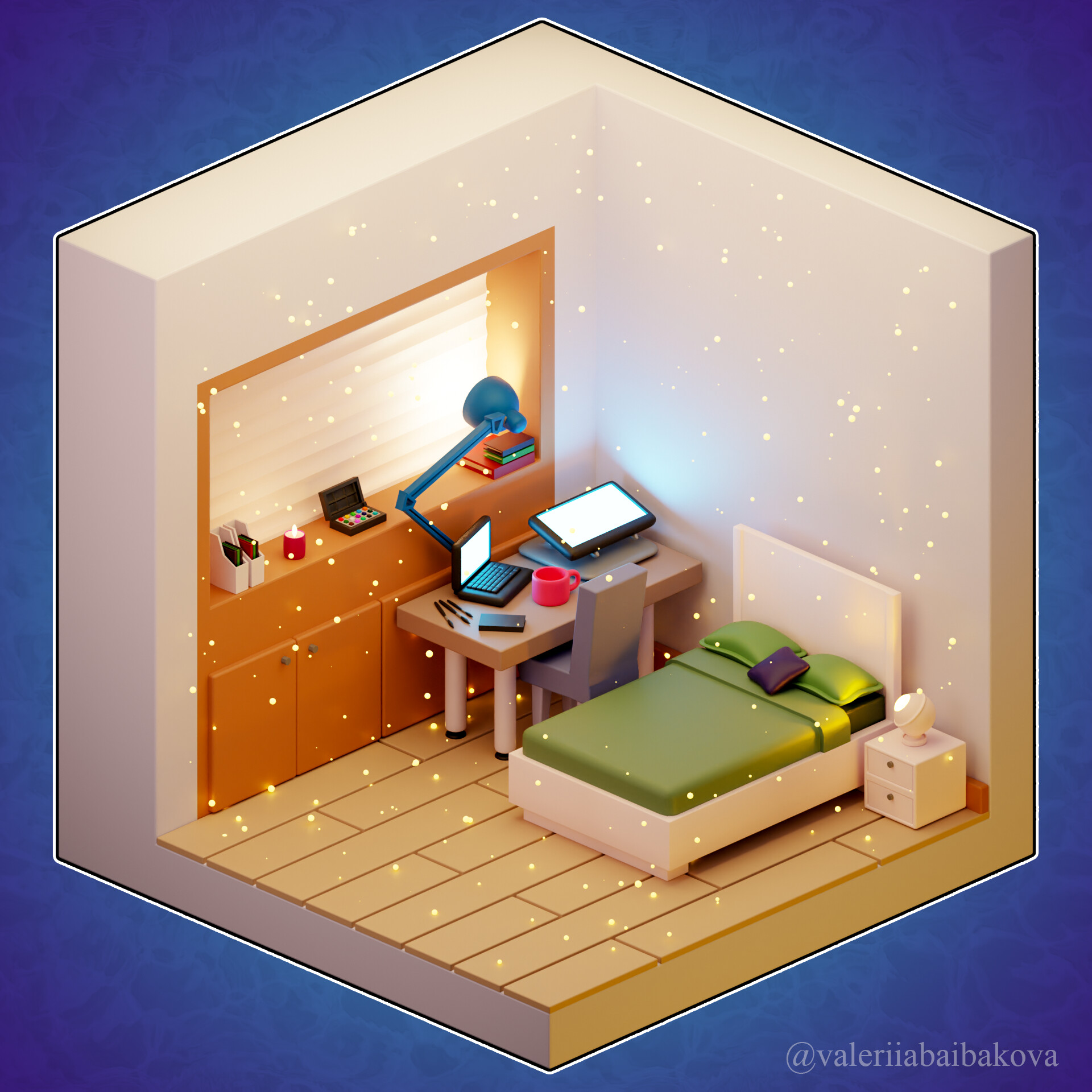 ArtStation - C:\3D_ART\portfolio\melorine18\my iso room