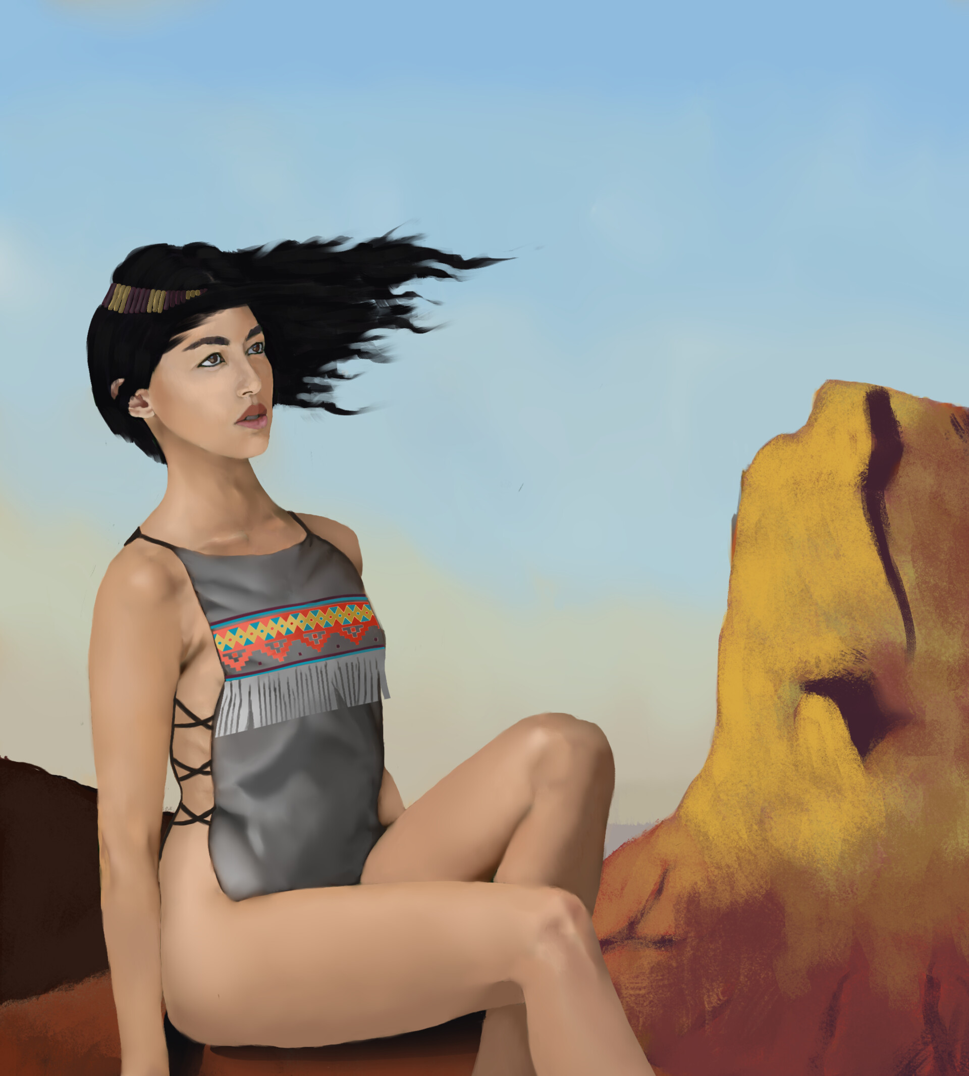 ArtStation - Native American Indian