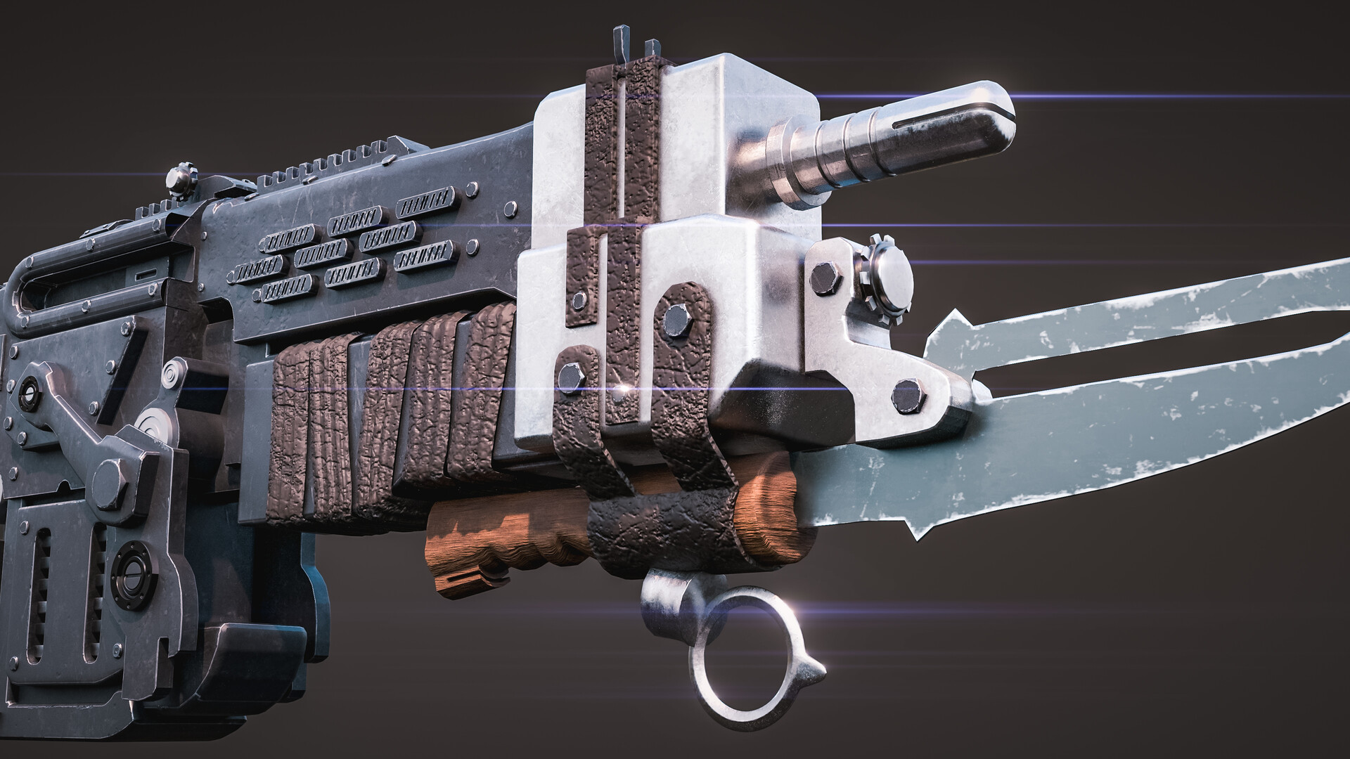 ArtStation - Heavy Weapon Gun Knife