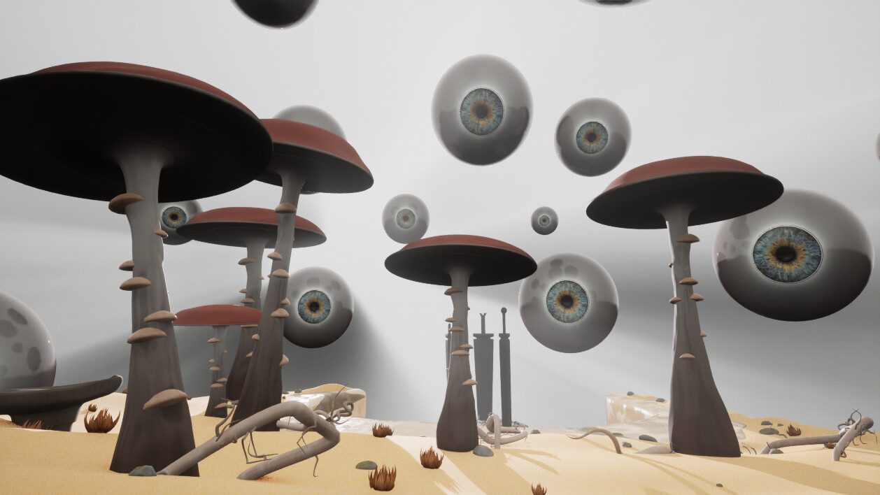 ArtStation - Mushroom uncanny forest