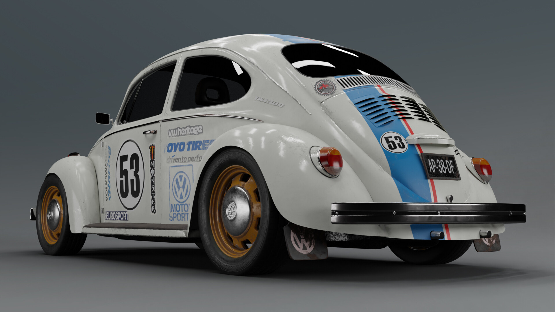 ArtStation - VW Racing Beetle