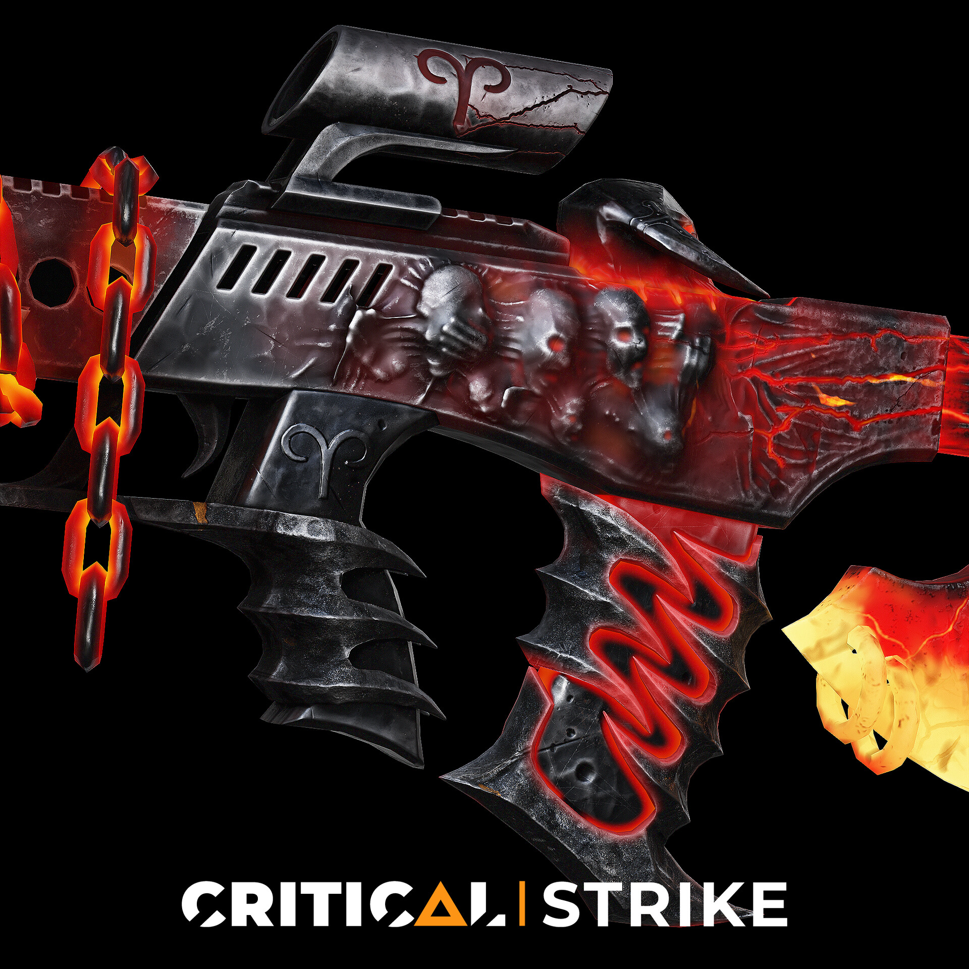 ArtStation - Fire's Wrath | Blueprint Weapon