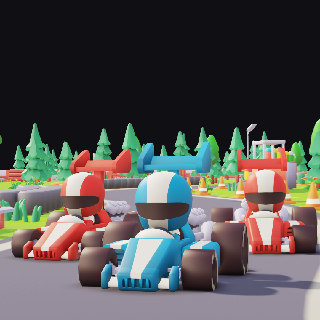 ArtStation - Racing Track Star