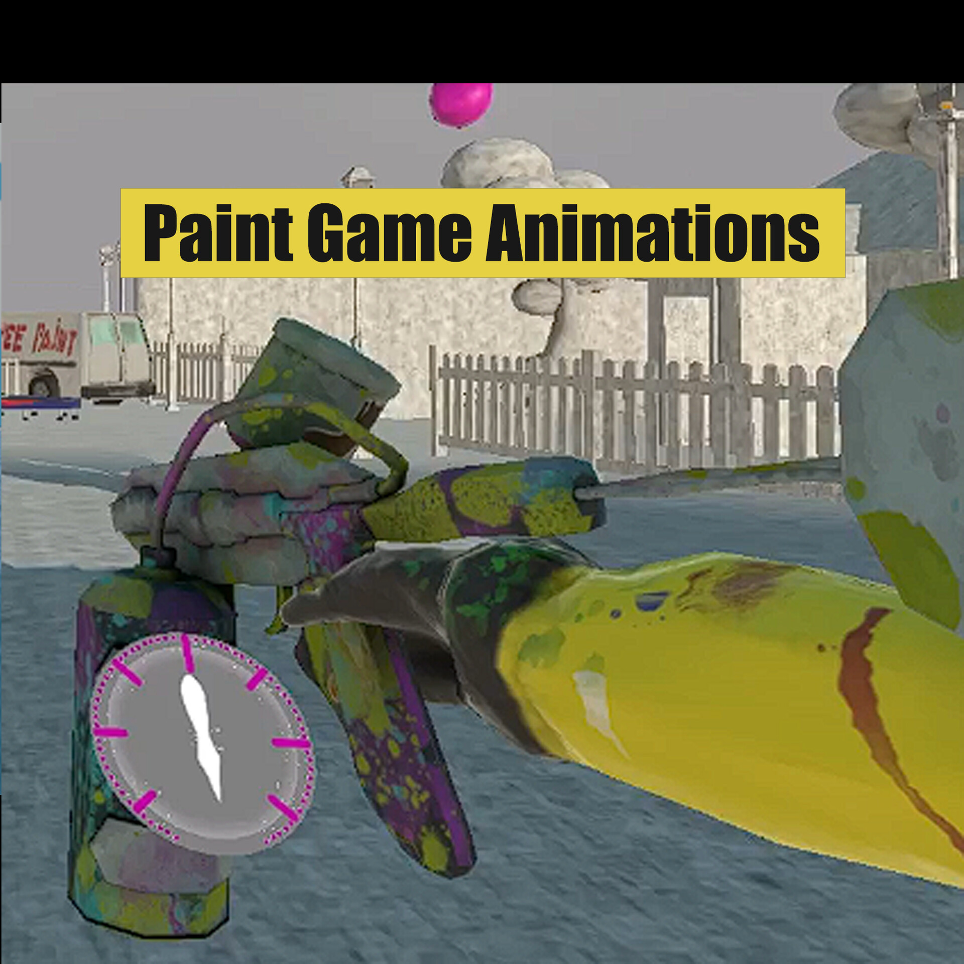ArtStation - Paint Game (reload) Animations