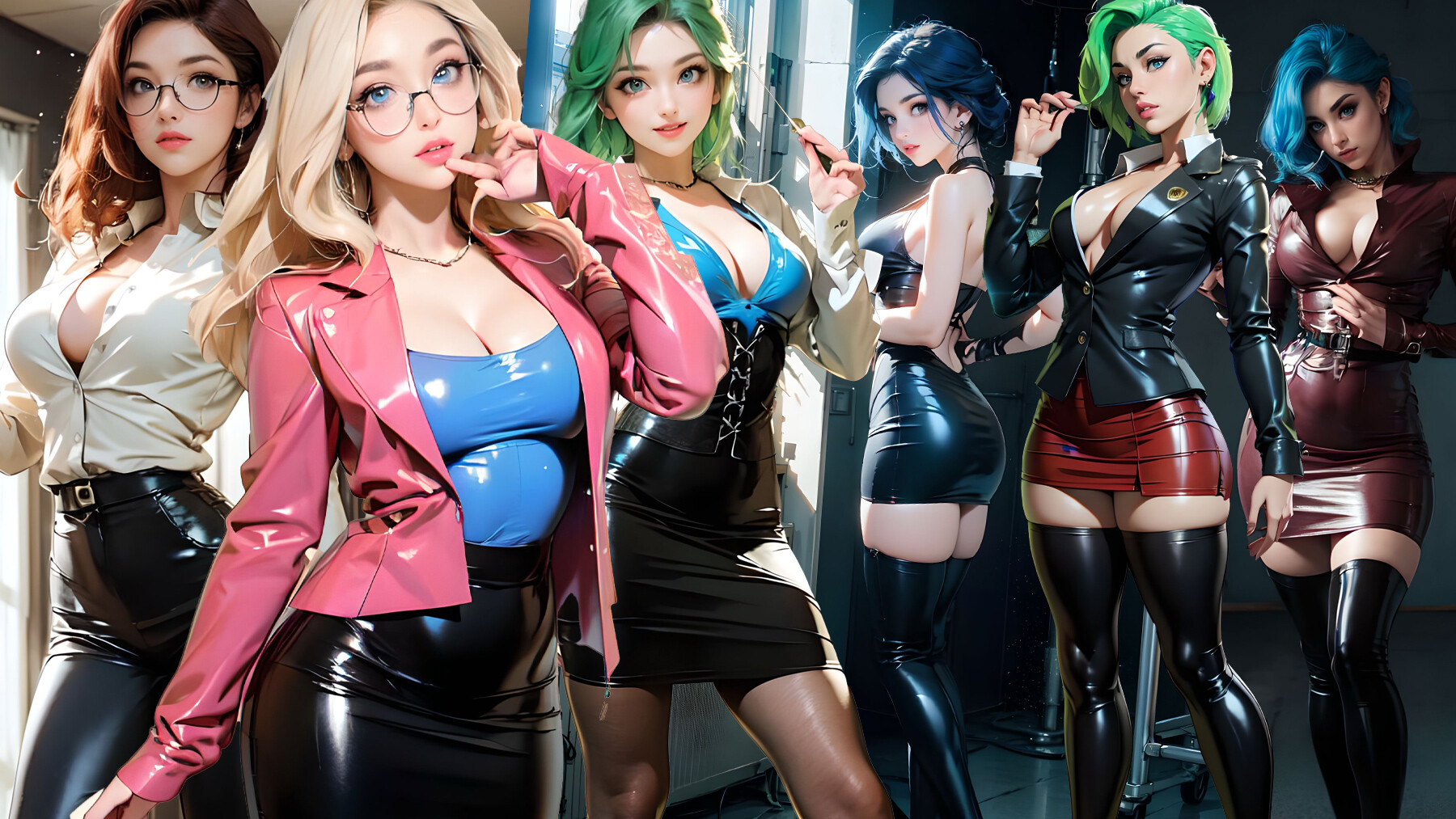 ArtStation - 395 Sexy Female Outfit Beauties - Reference Design and Character References Art V2 ...