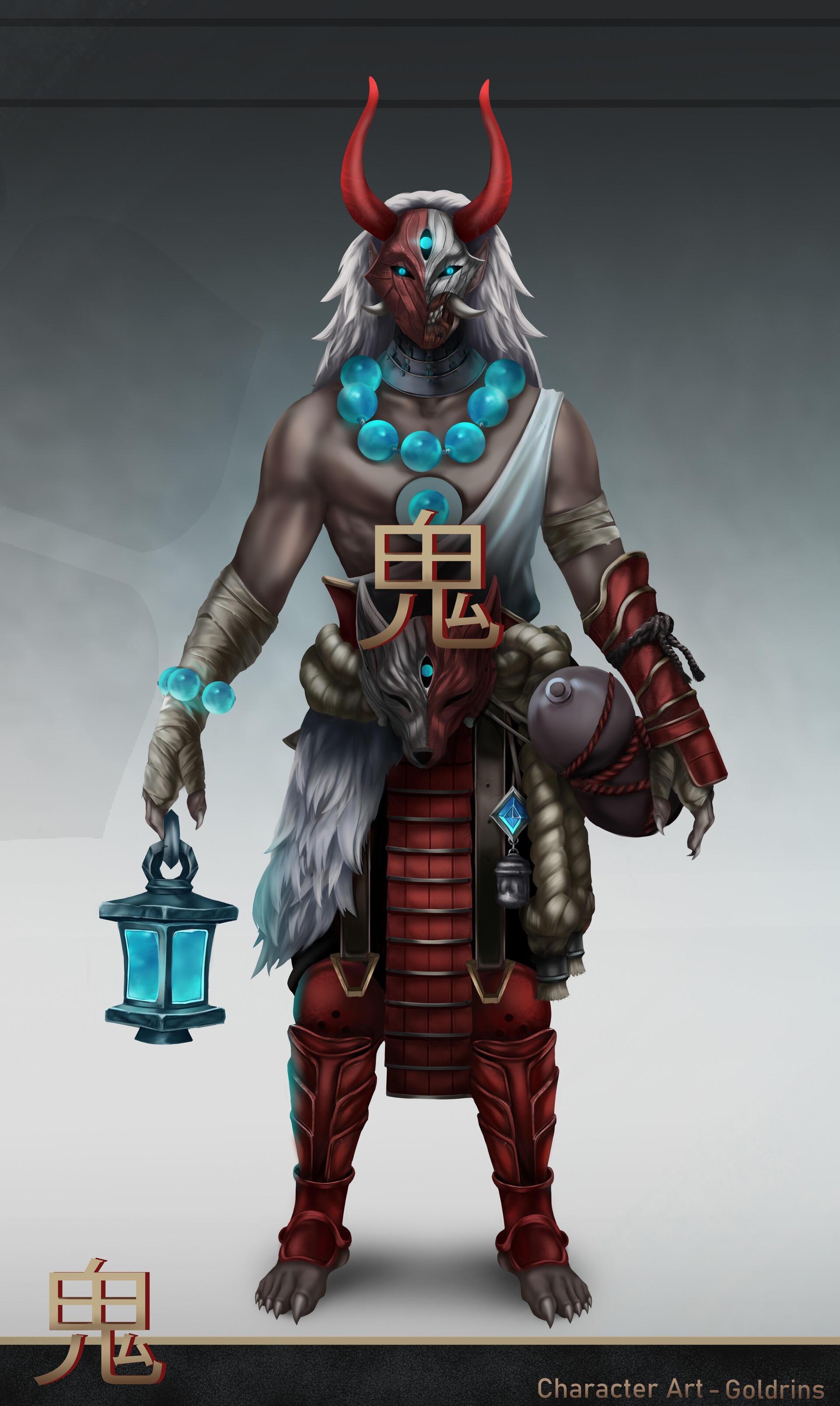 Vladyslav Roman - Oni concept art
