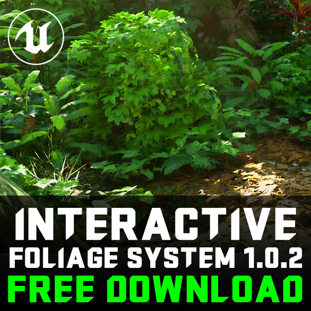 ArtStation - [FREE] UE5 - Advanced Interactive Foliage/Vegetation System