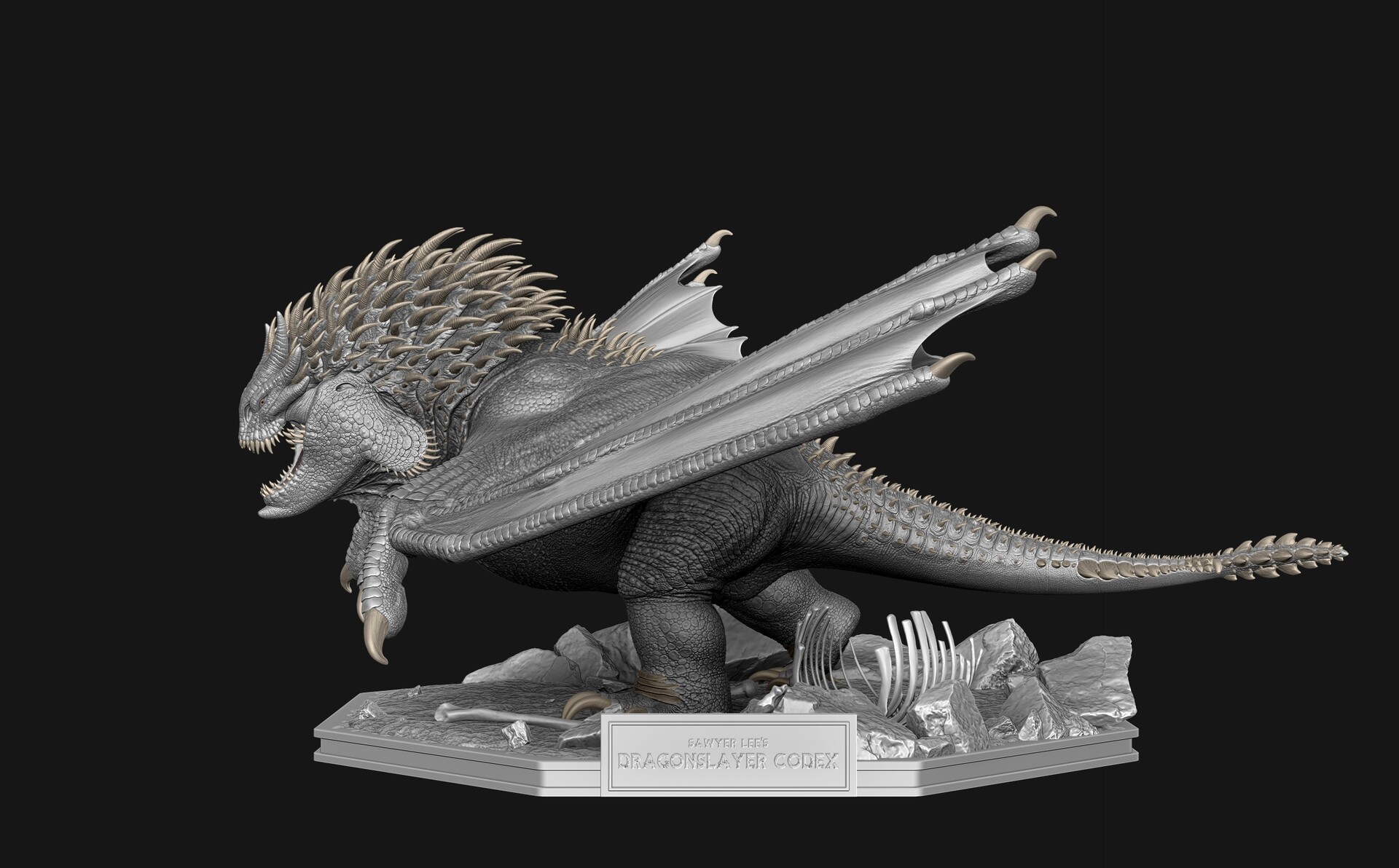 ArtStation - The Rattle Dread - 3D printable