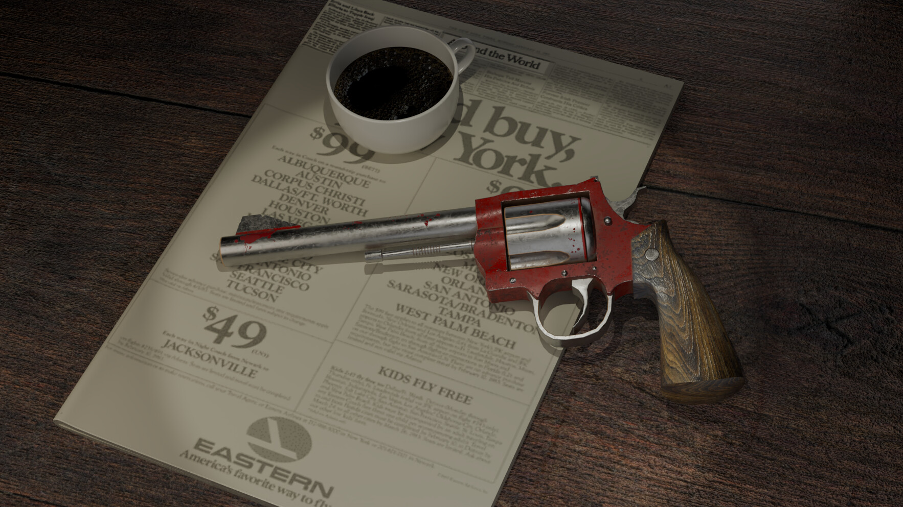 ArtStation - Bloody revolver