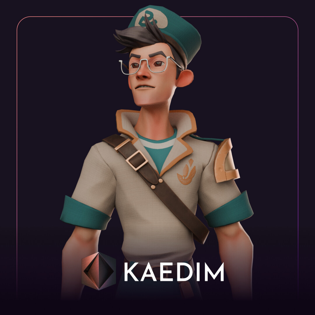 ArtStation - Sea Pilot | Stylised 3D Game Character | Kaedim