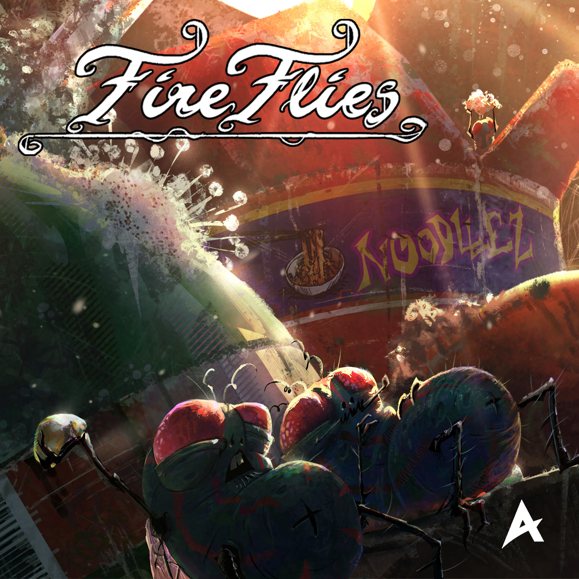 ArtStation - Firefly Trashcan Key Art