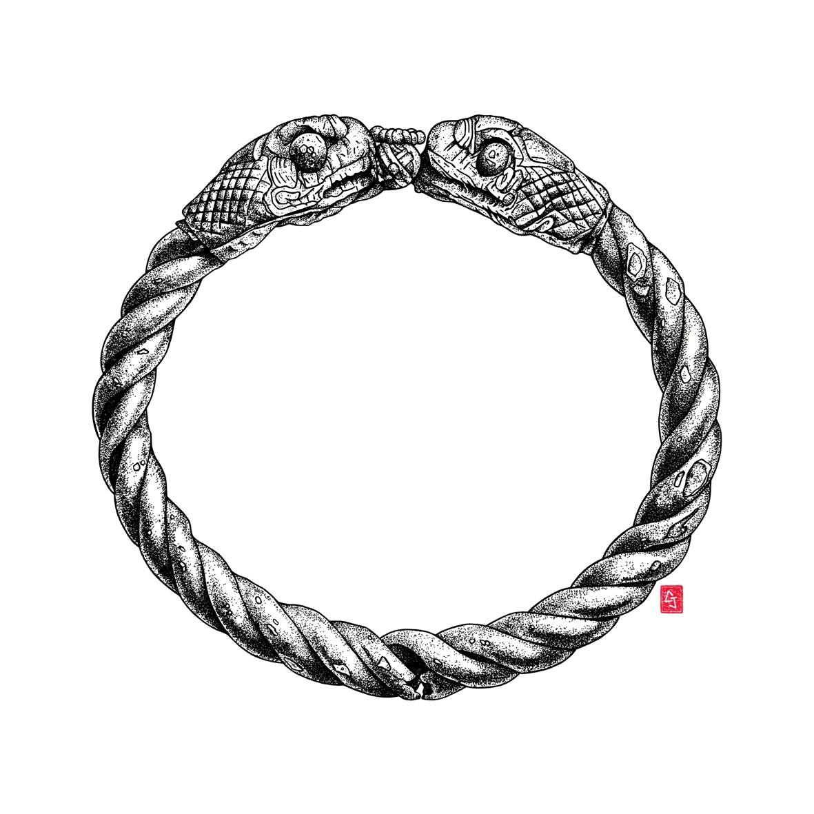 ArtStation - Bracelet torsadé aux serpents