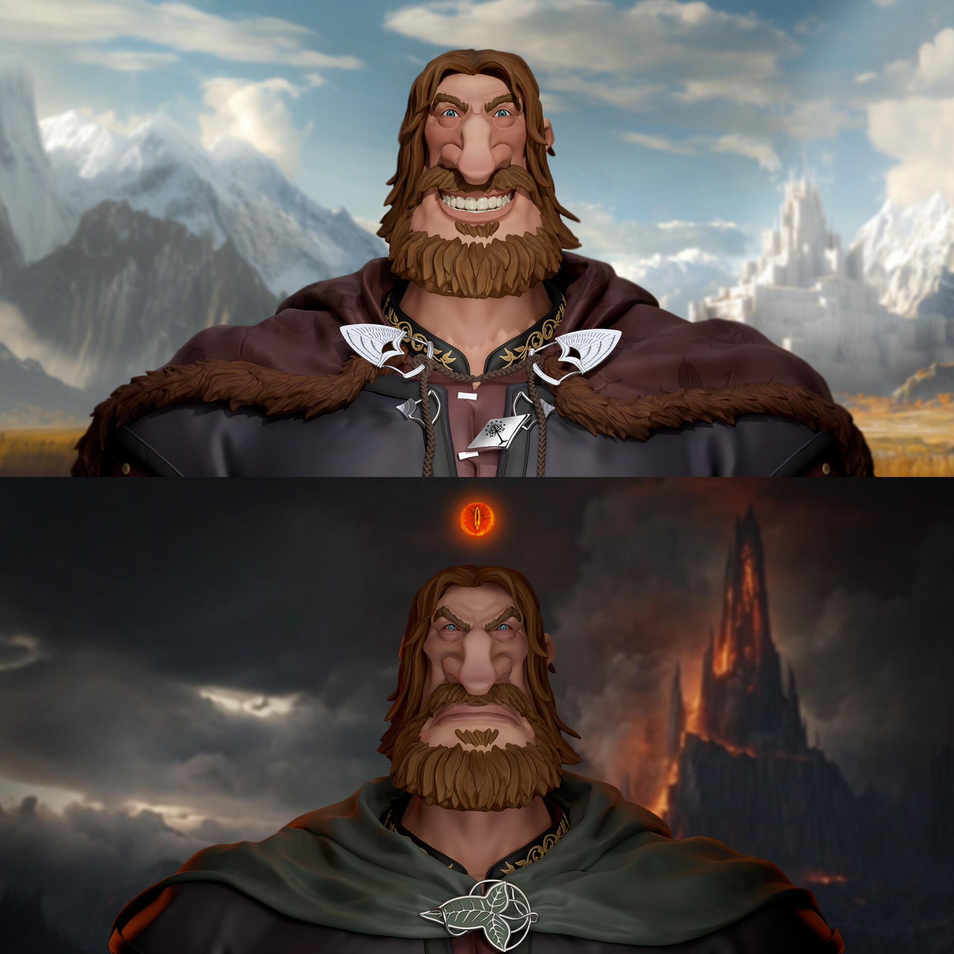 ArtStation - Boromir - The Lord of the Rings character