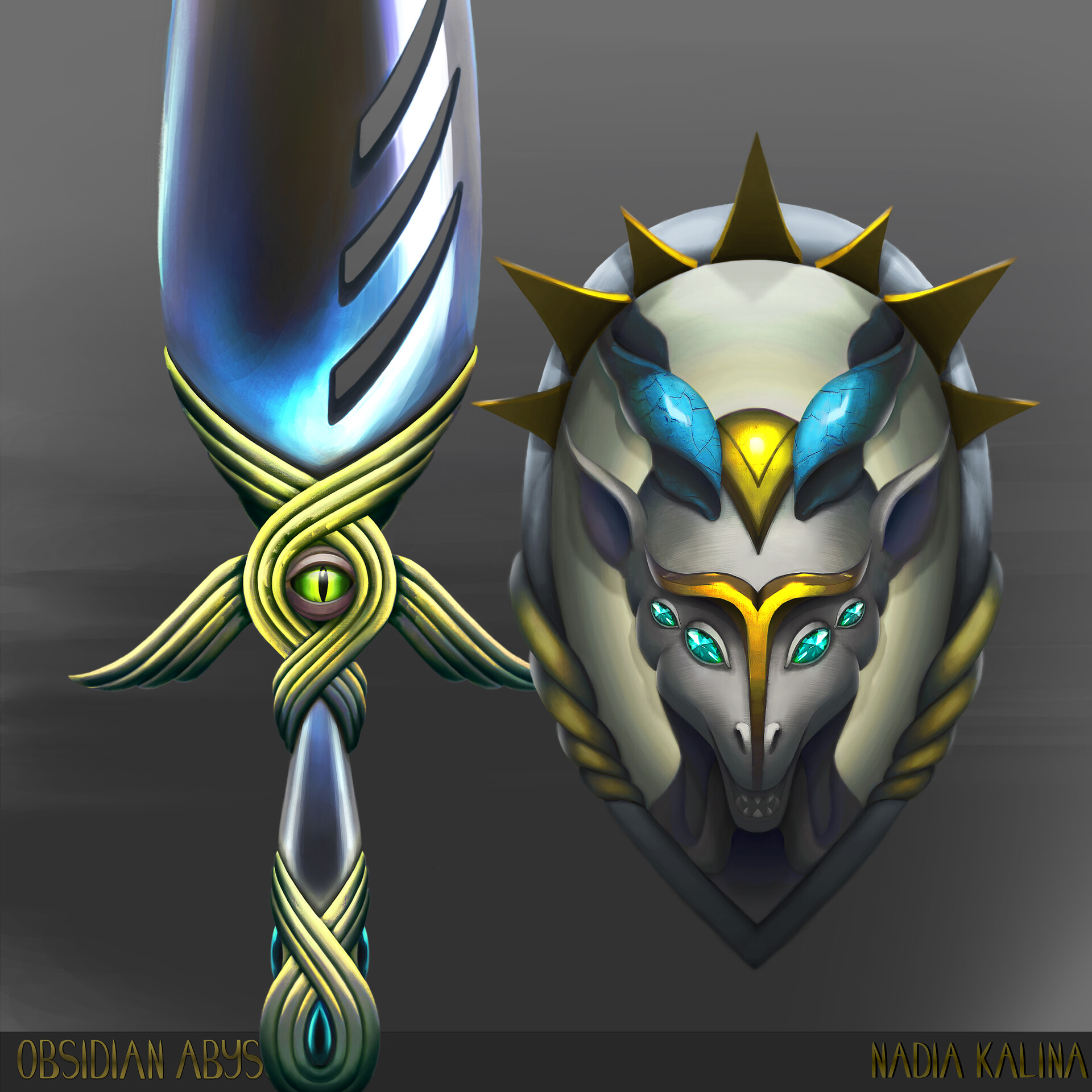 ArtStation - Seraphim Sword/Dragon Shield