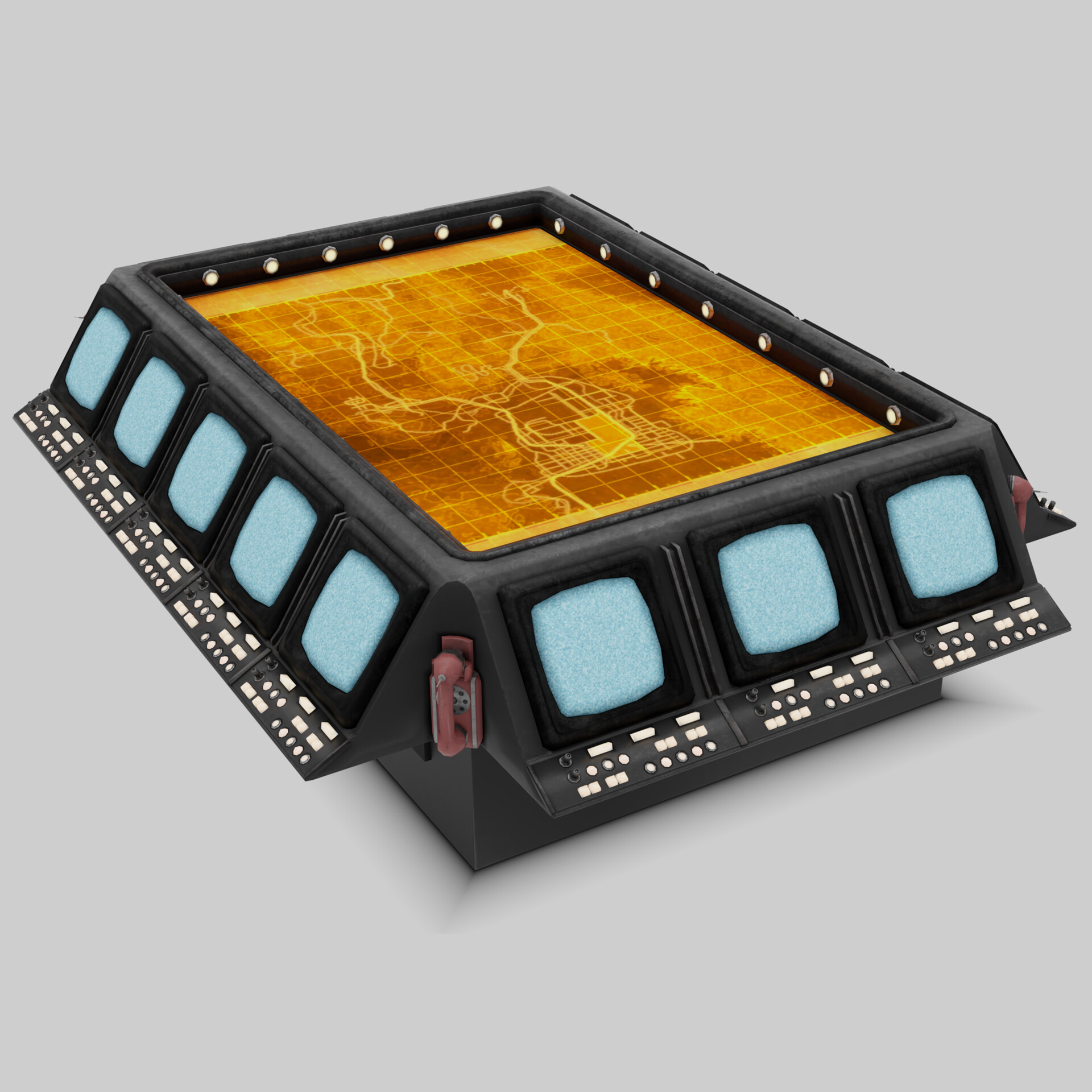 ArtStation - War Room Table, Fallout 2