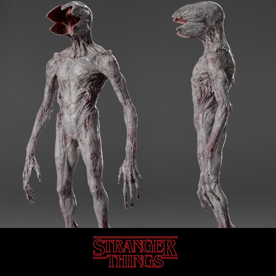 ArtStation - Stranger Things - Demogorgon