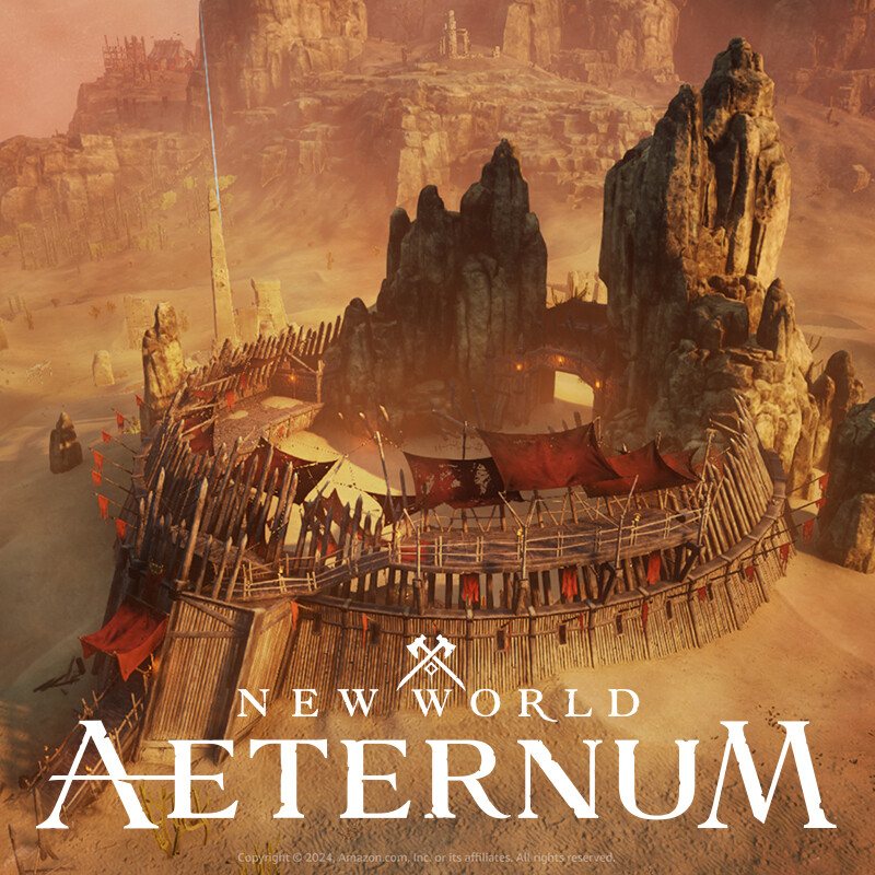 ArtStation - New World: Aeternum - Sandworm Arena