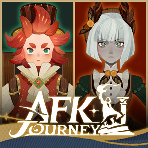 ArtStation - AFK Journey: the skin of Rowan&Silvina