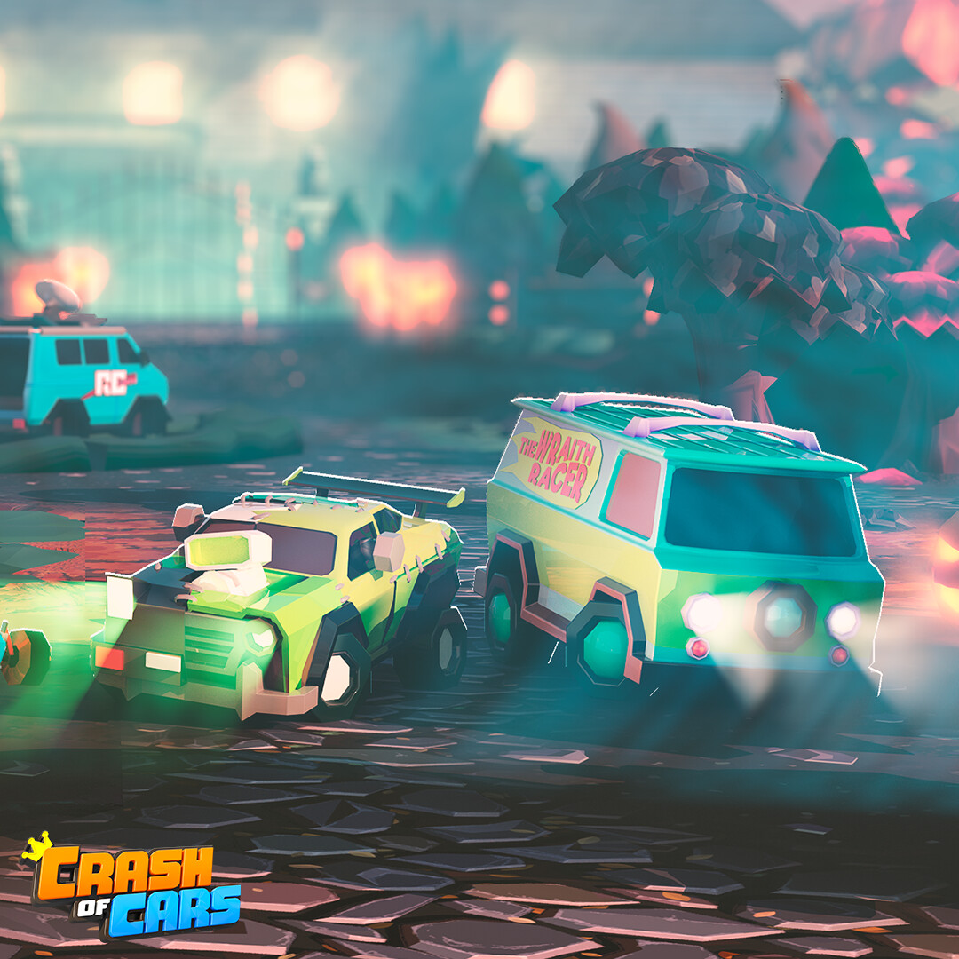 ArtStation - "Hollows 2018" - Crash of Cars - Splash Screen
