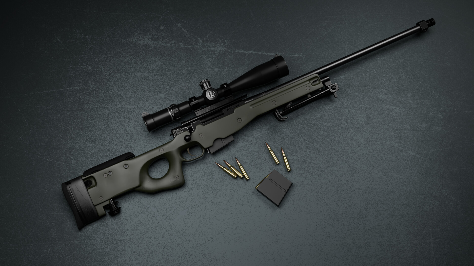 ArtStation - AWM Sniper Rifle 3D Model