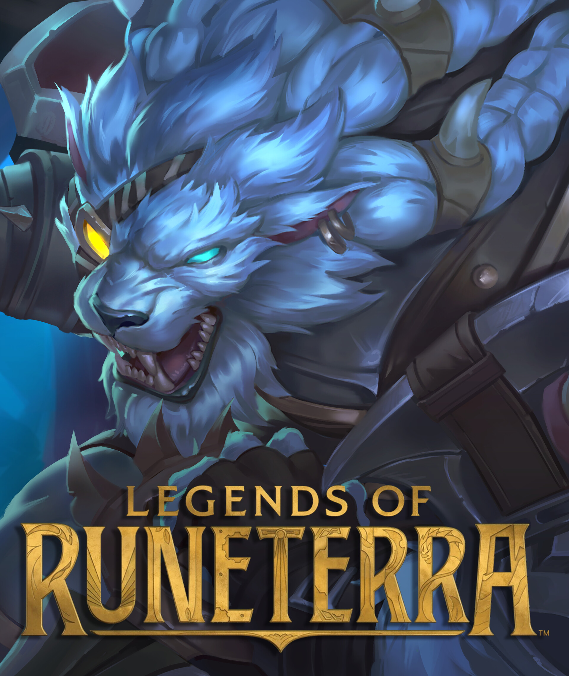 ArtStation - Legends of Runeterra Fan Art - Rengar Card Artwork