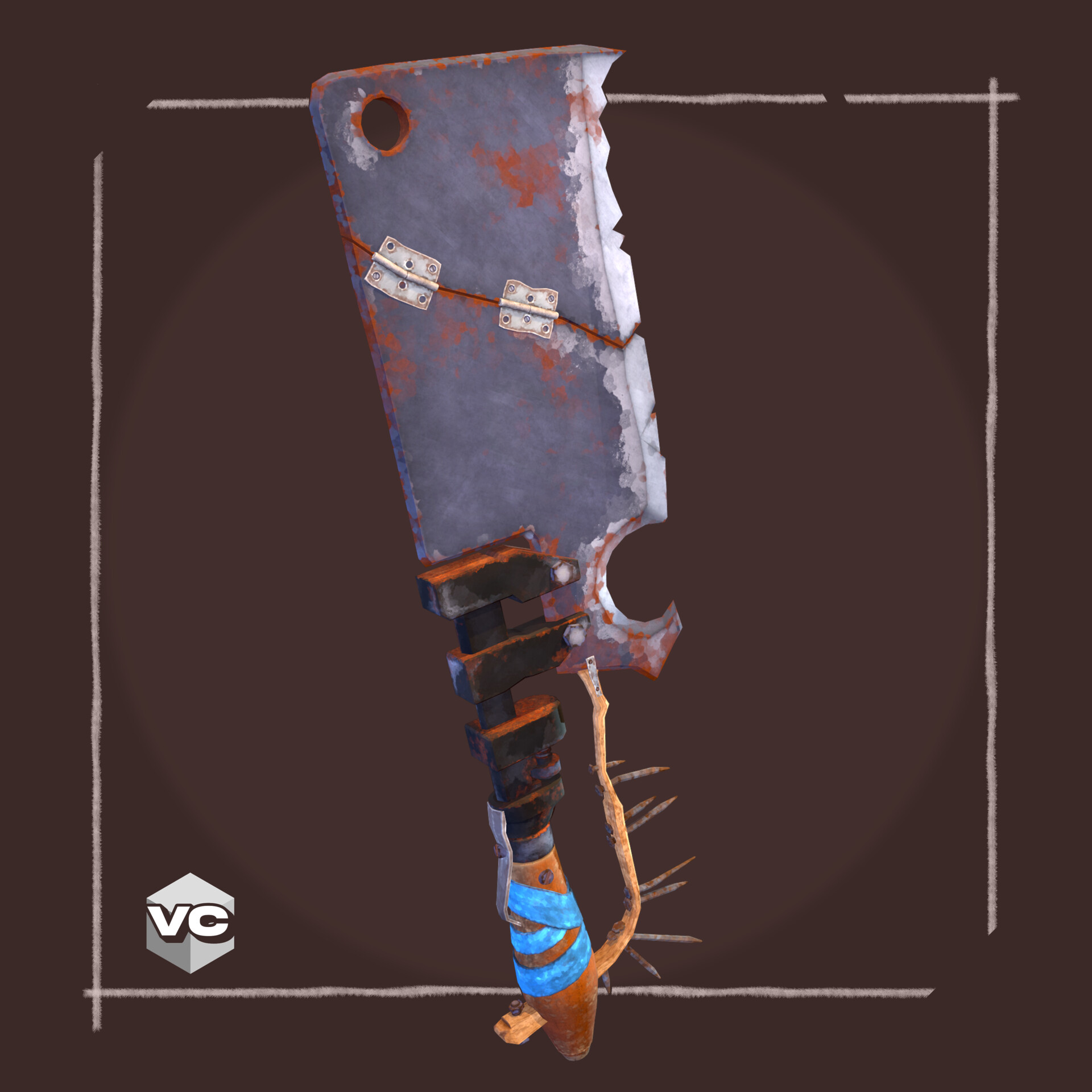 ArtStation - Scrap Cleaver - Stylized