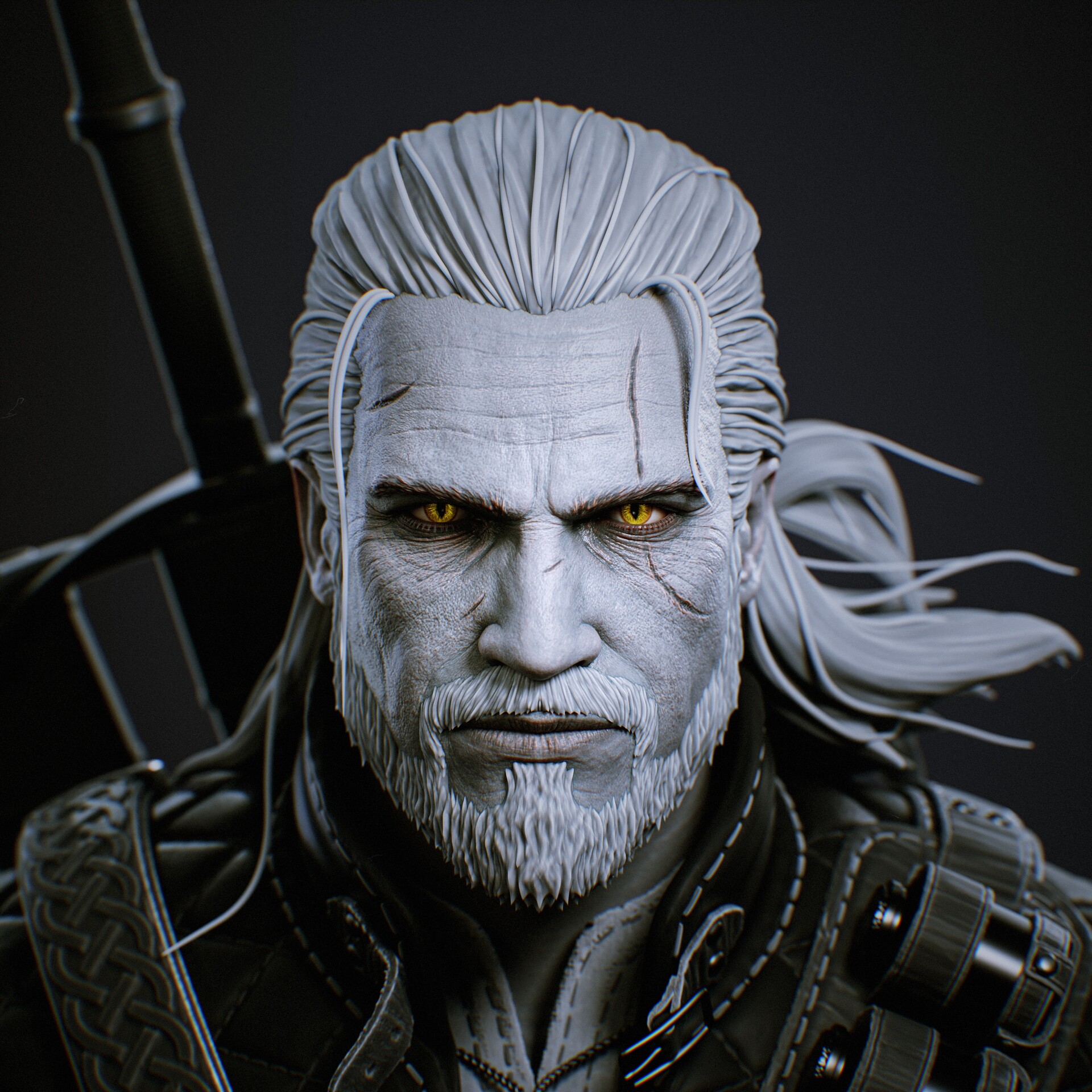 ArtStation - Geralt of Rivia / Manticore Armor (Sculpt)
