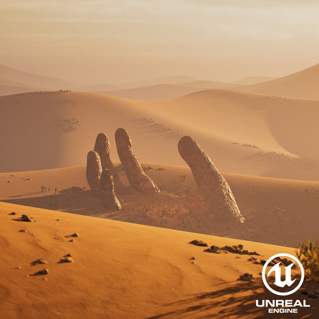 ArtStation - Desert Scene - Unreal 5