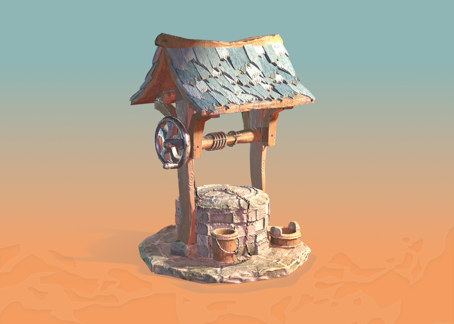 ArtStation - Well Modeling