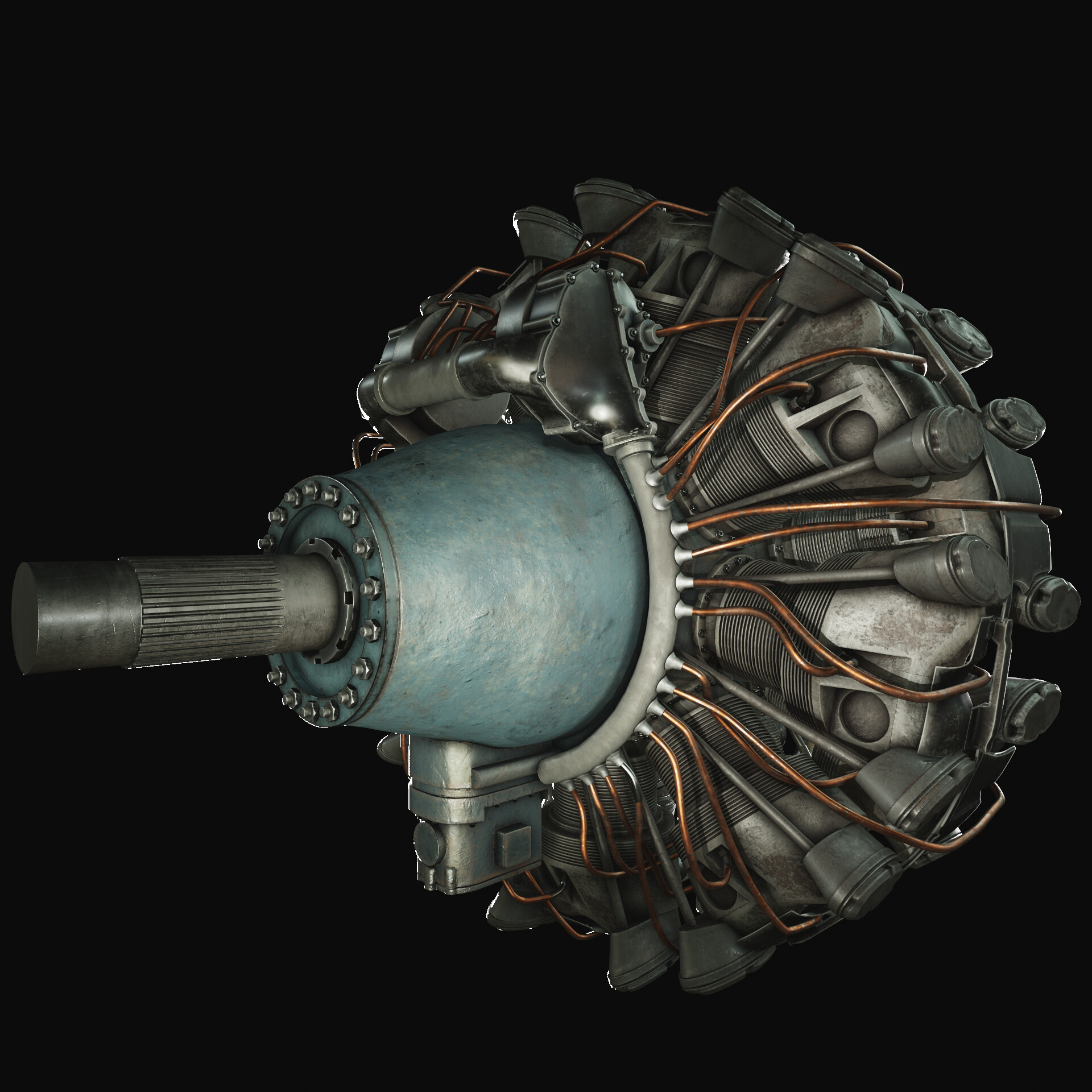 ArtStation - Wright R-3350 Duplex-Cyclone