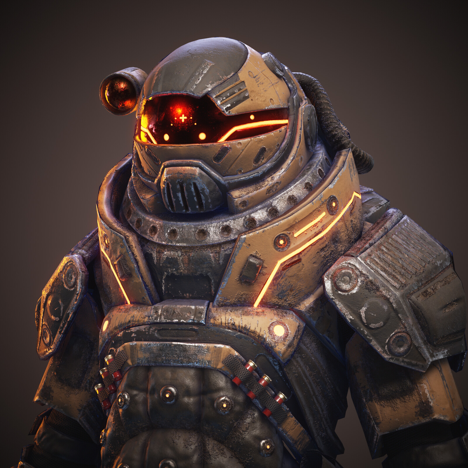 ArtStation - Space Juggernaut (Game Ready Model)