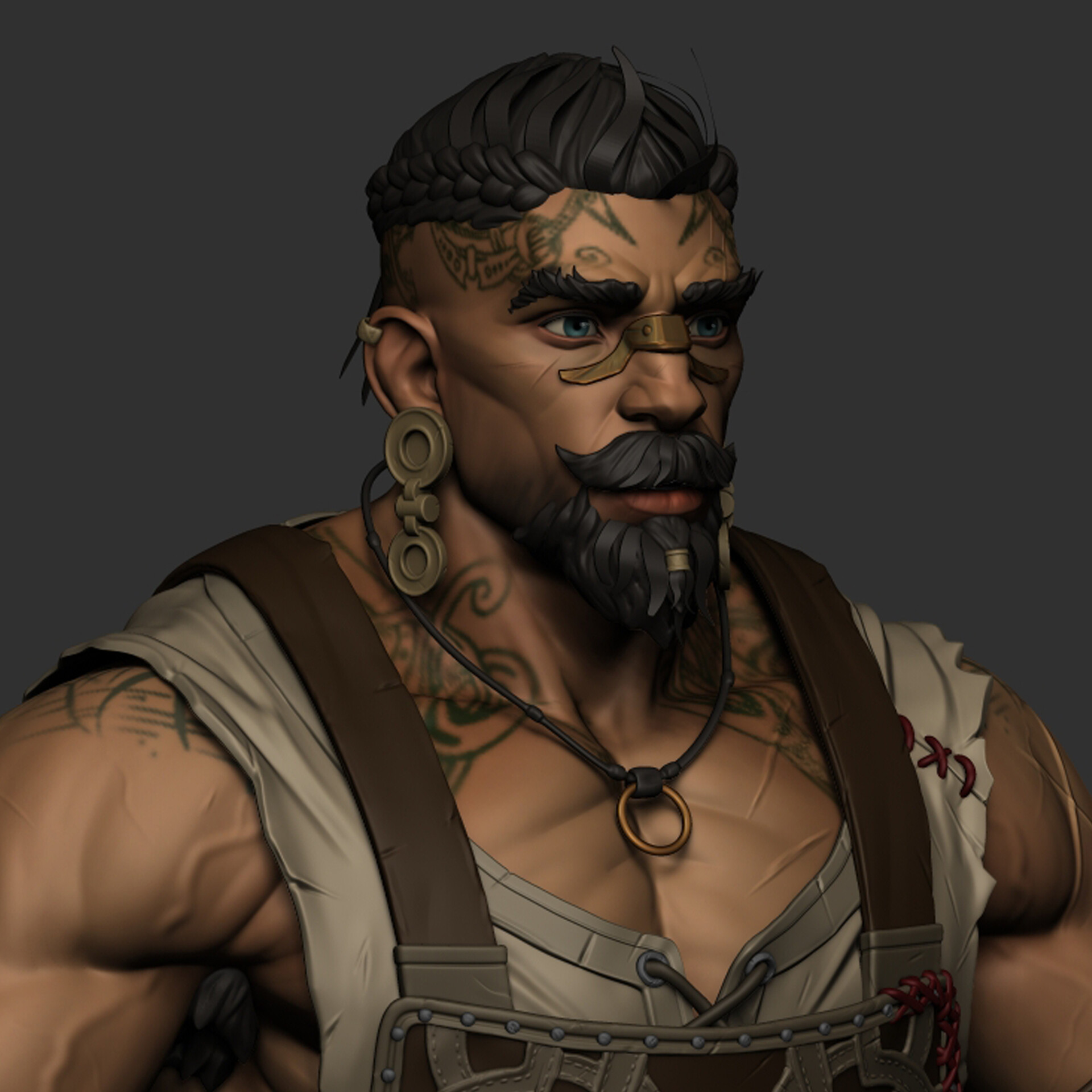 ArtStation - Dwarf Blacksmith high poly