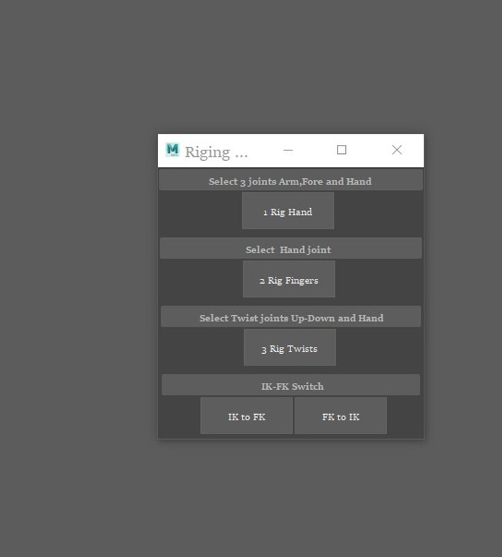 ArtStation - Script AutoRig_Hand