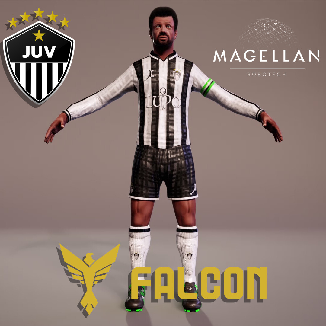 ArtStation - JUV (Juventus) Kits I designed and created for our Falcon ...
