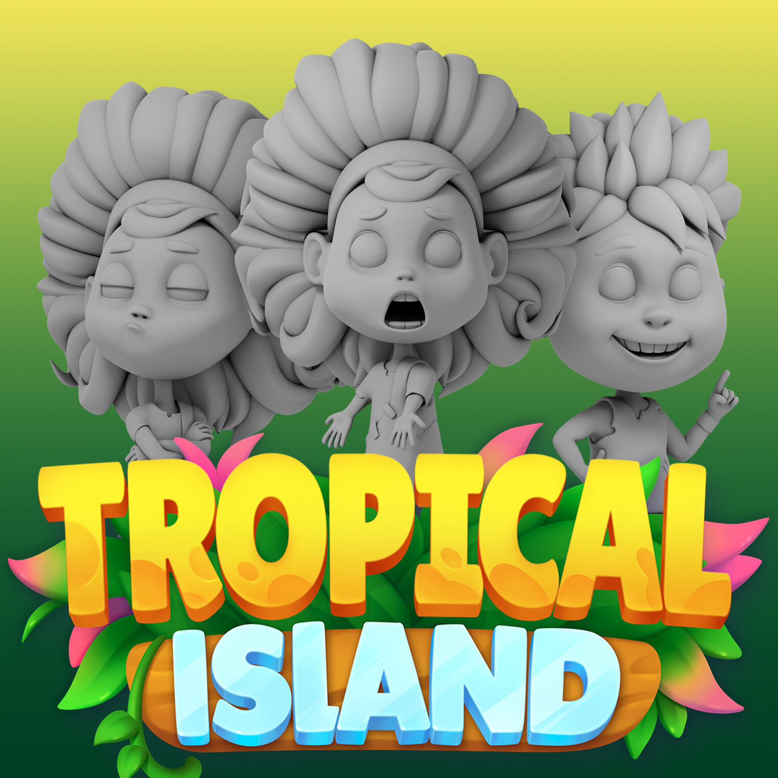 ArtStation - Tropical island