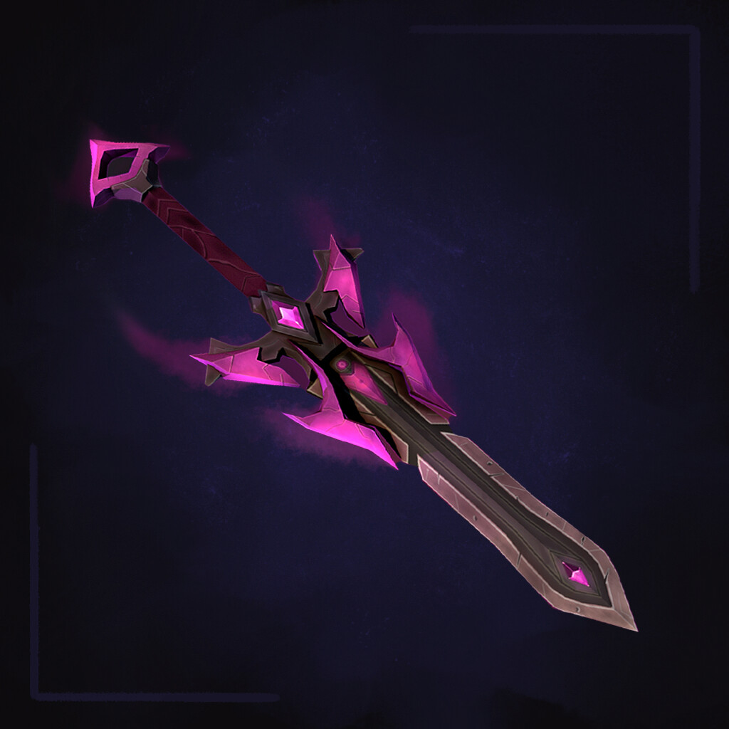ArtStation - STYLIZED HAND-PAINTED SWORD