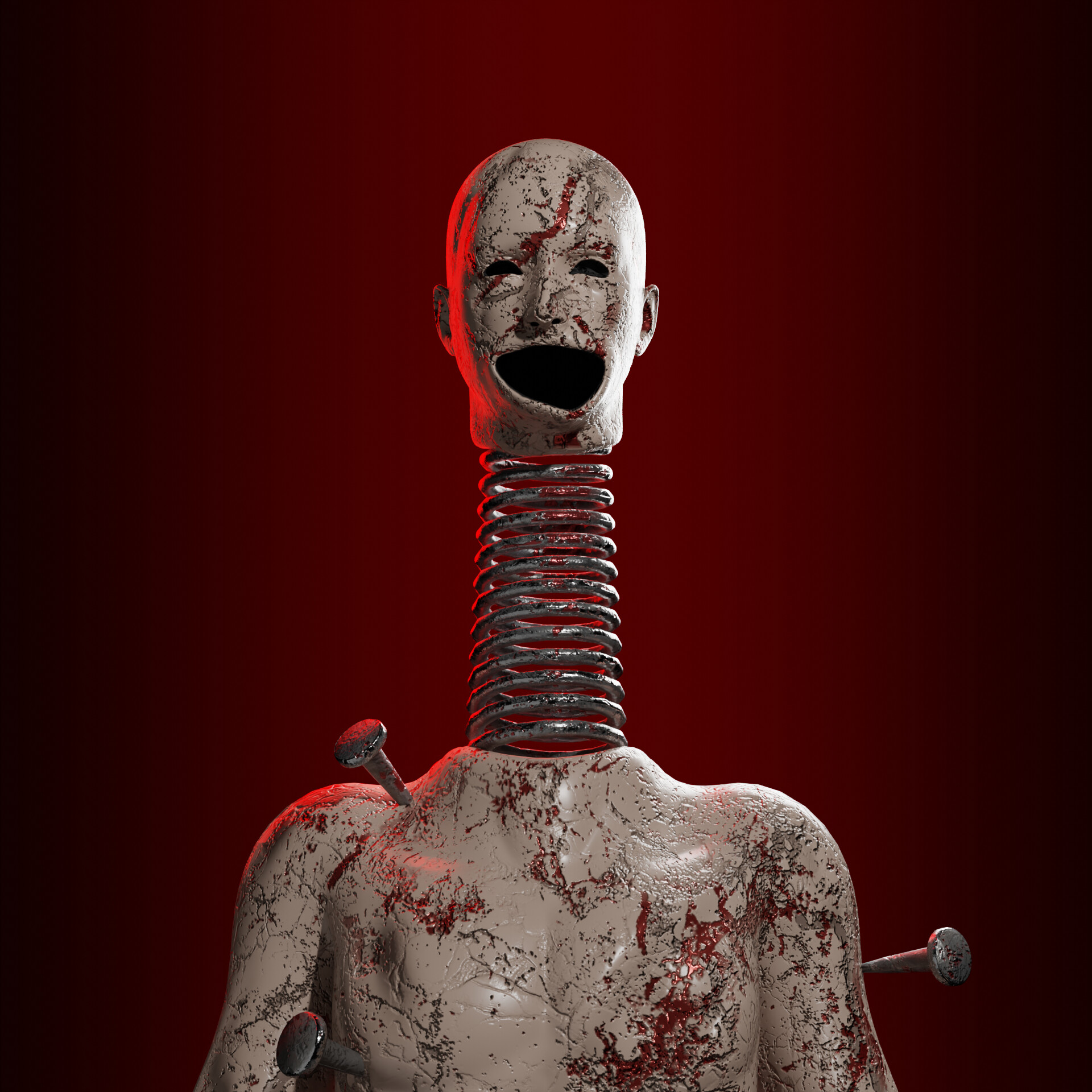 ArtStation - Lethal Company - Coil Head