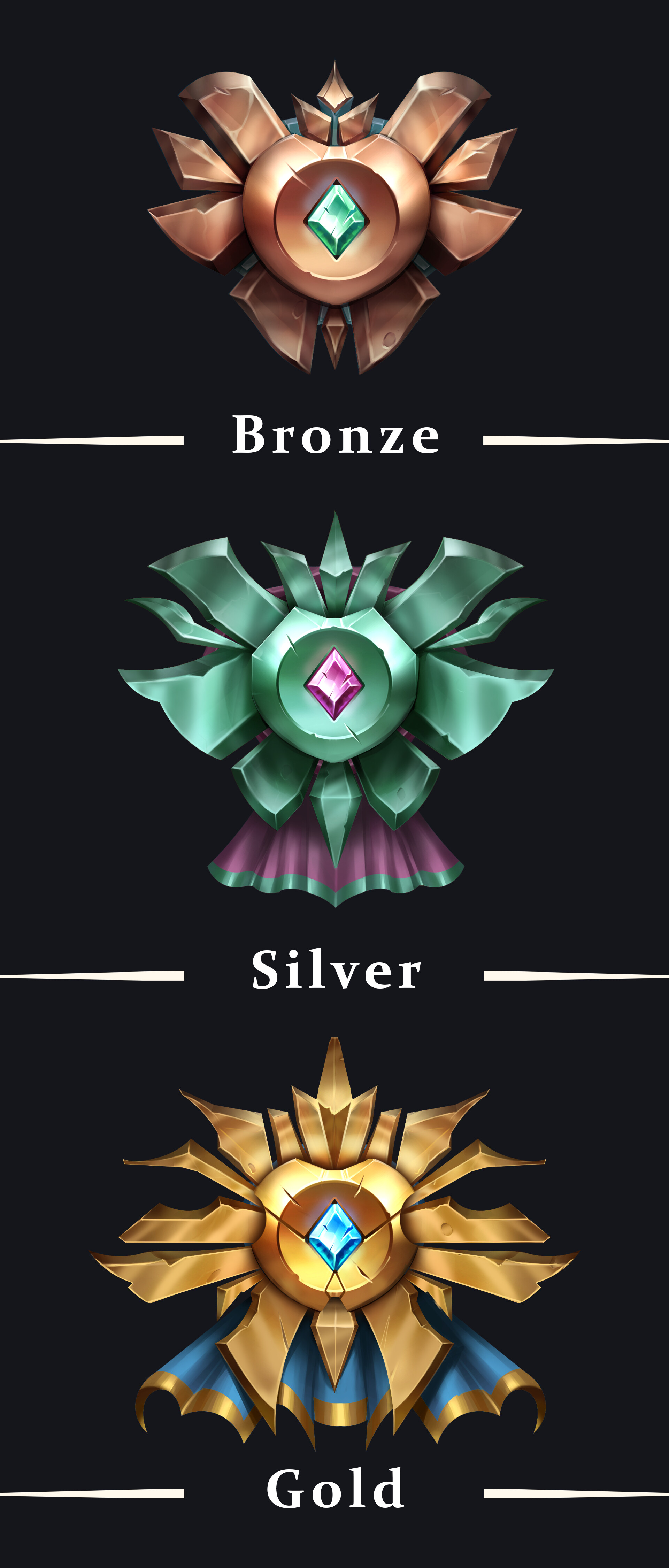 ArtStation - Fantasy Rank Badges