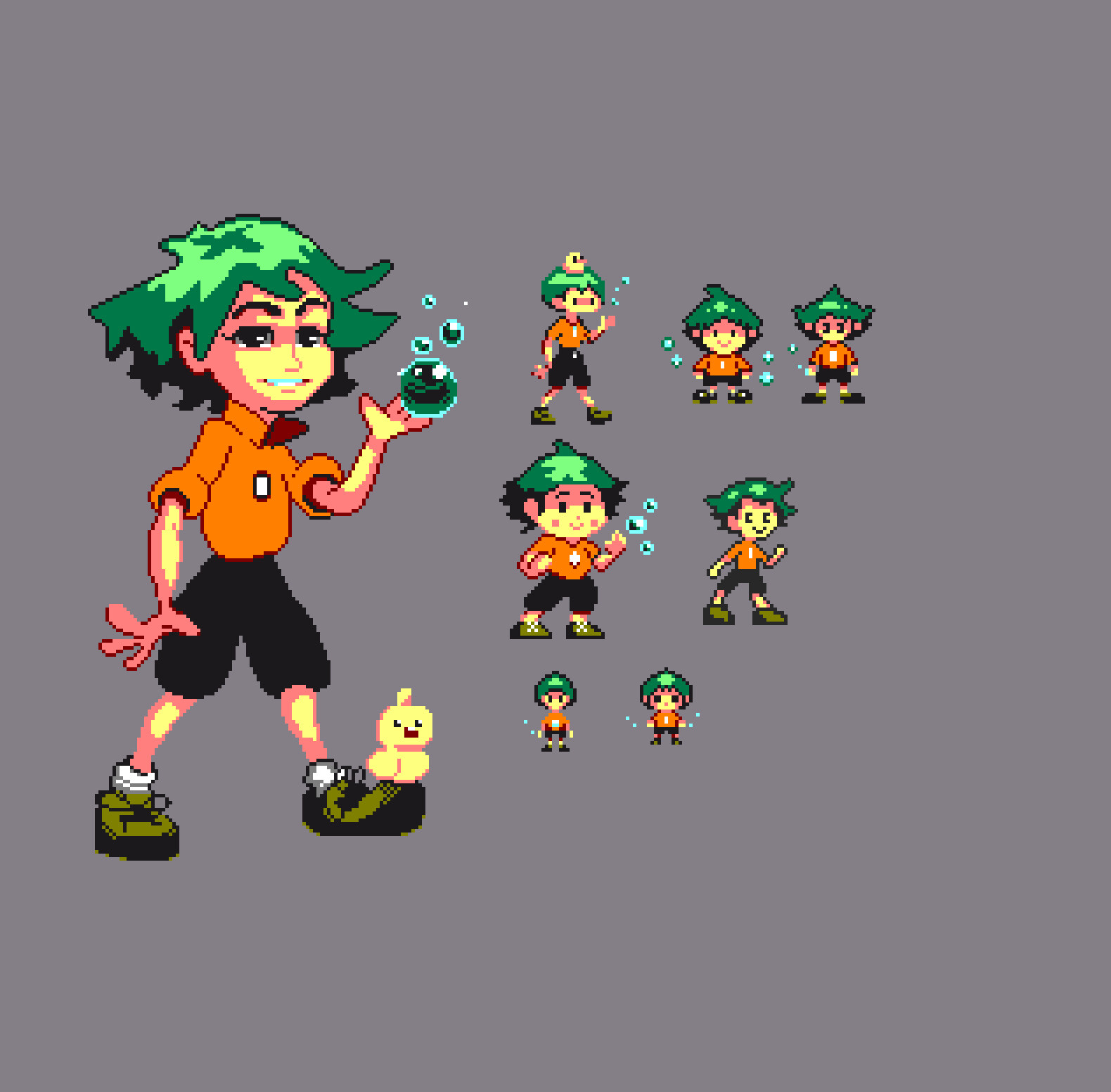 ArtStation - Little boy Sprite intepretation