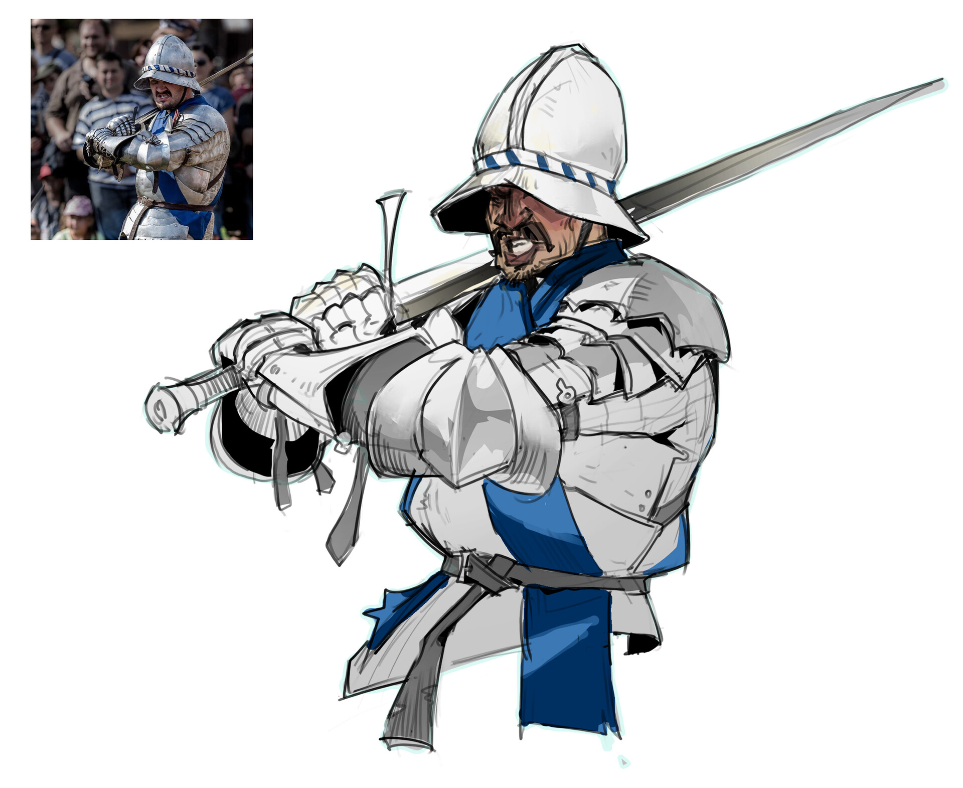 ArtStation - Knights study #1