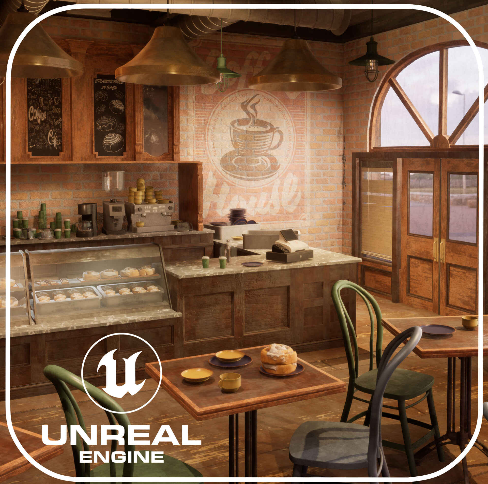 ArtStation - Cozy Cafe