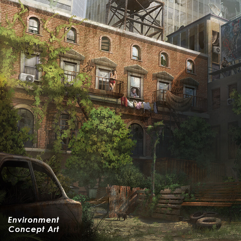 ArtStation - Post Apocalyptic Environment - Concept Art