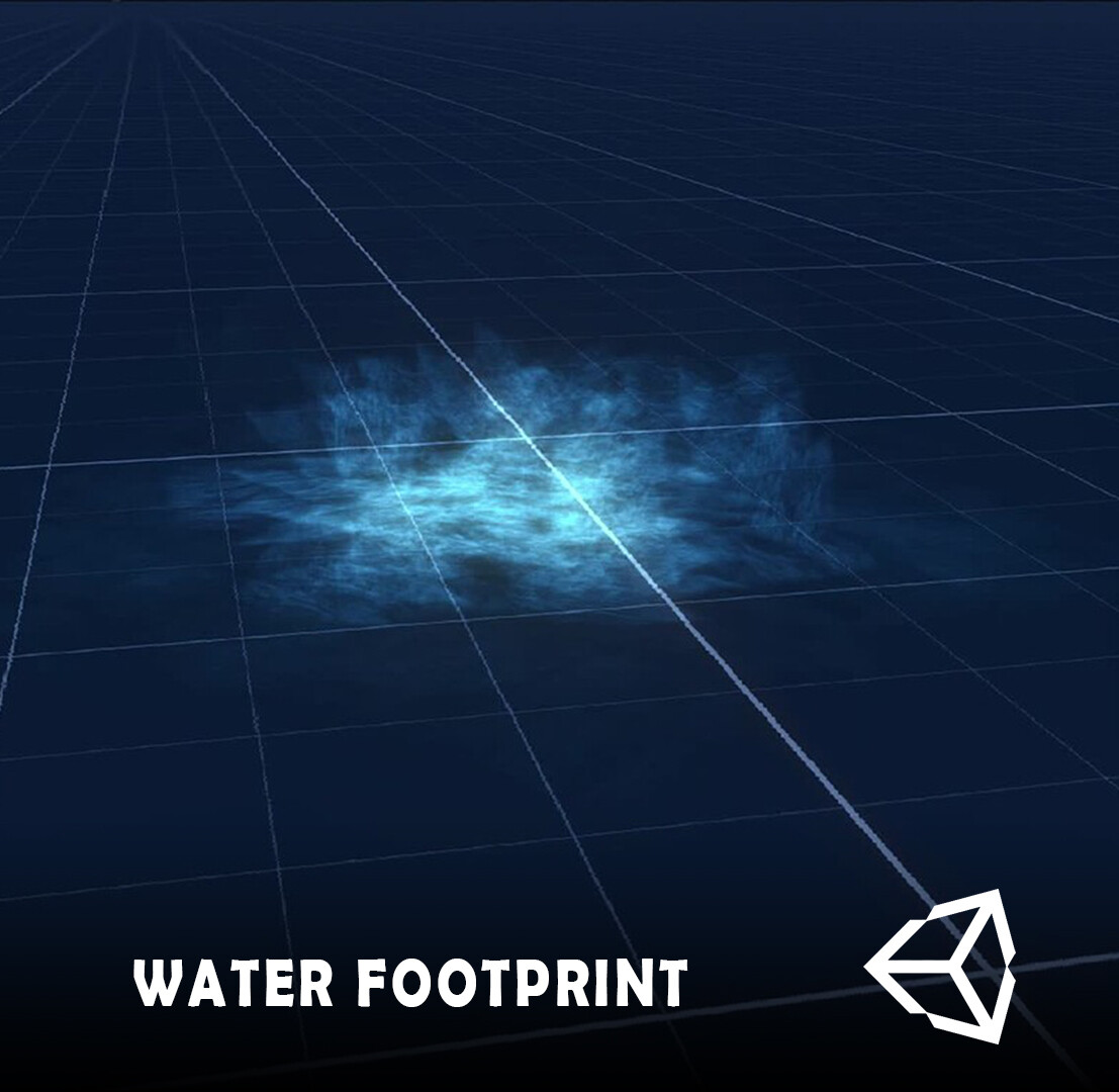 ArtStation - WATER FOOTPRINT VFX UNITY