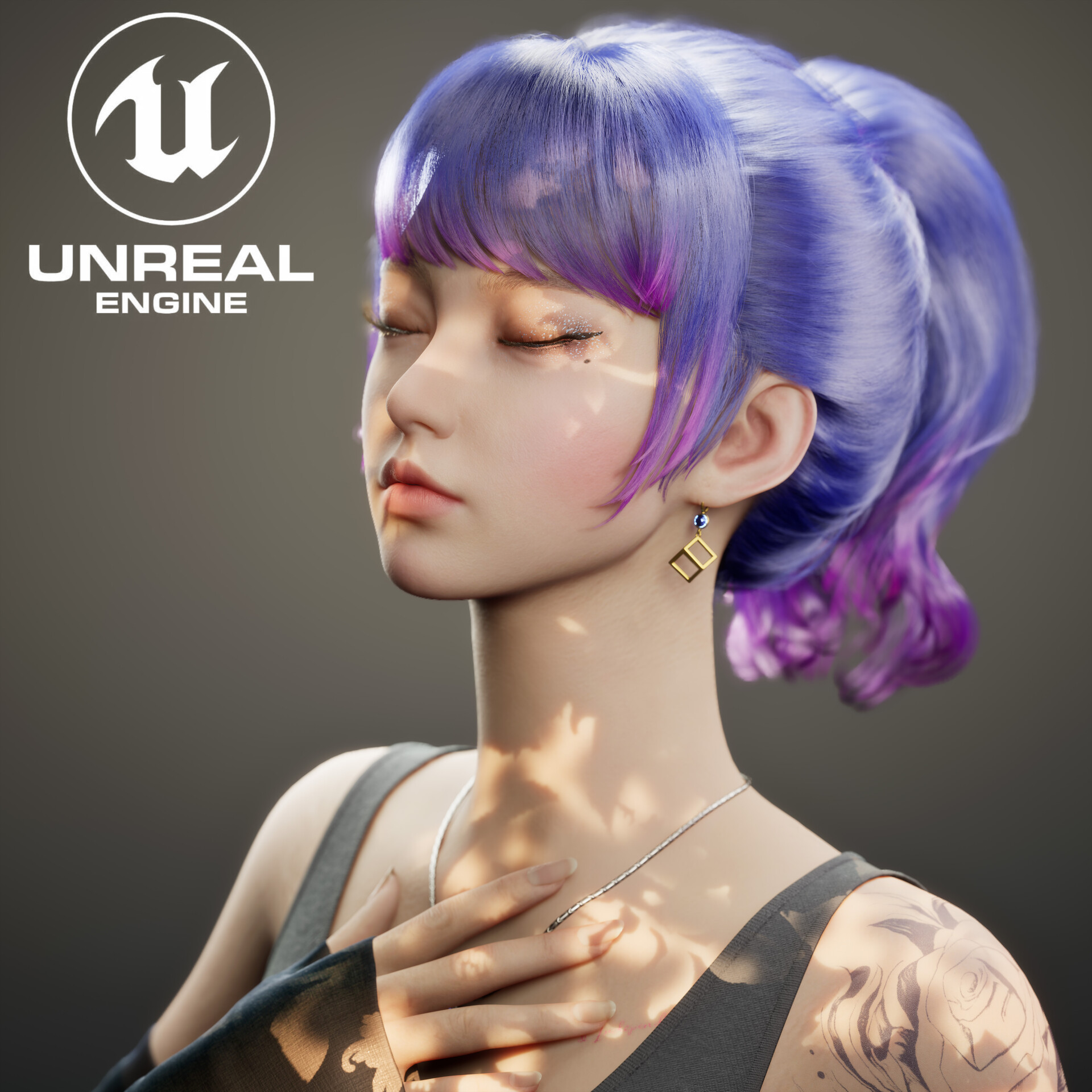 ArtStation - UE5_马尾女孩