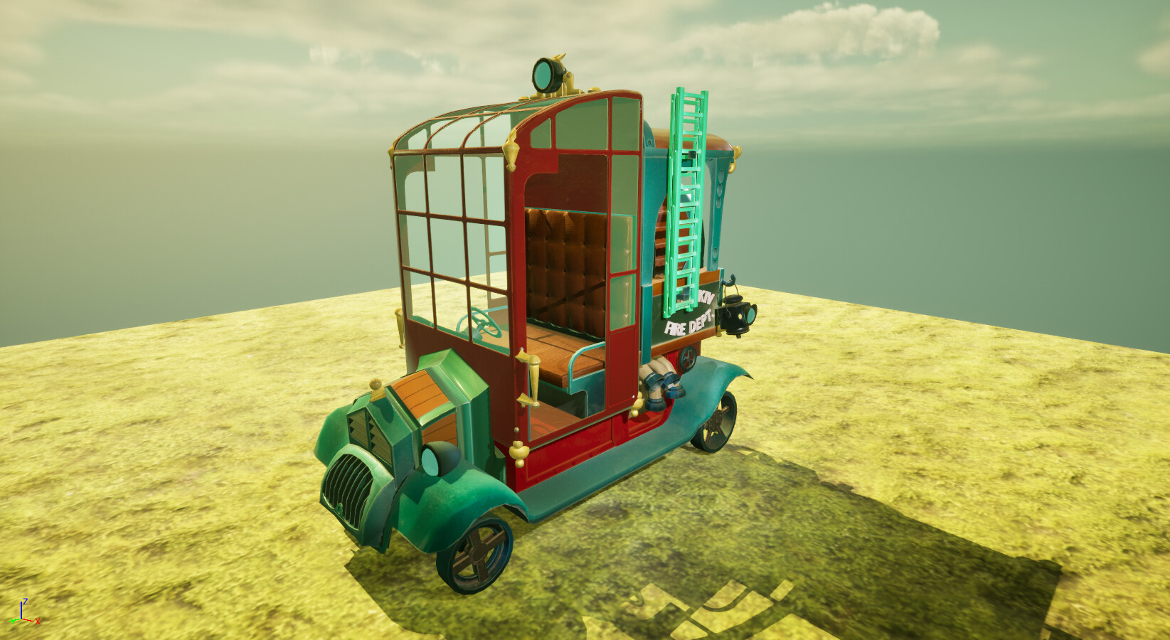 ArtStation - Victorian Fire Engine