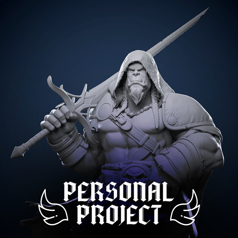 ArtStation - Orc Adventurer